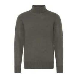 Rollkragenpullover Blend "Rollkragenpullover BHRylie", Herren, Gr. L, grau (charcoal mix), Obermaterial: 100% Polyacryl PAN., Pullover Rollkragenpullover