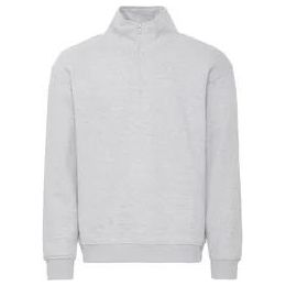 Troyer Blend "Longsweatshirt BHJUSTIN", Herren, Gr. XXL, grau (stone mix), Obermaterial: 60% Baumwolle CO. 40% Polyester PES., Pullover Troyer