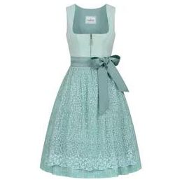 N&uuml;bler Dirndl N&Uuml;BLER "Dirndl midi Gundi", Damen, Gr. 40, EURO, blau, Obermaterial: 100% Polyester PES., Kleider