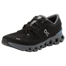 Sneaker On RUNNING "Cloud X 4", Herren, Gr. 47, schwarz cham, Synthetik, Schuhe Sneaker