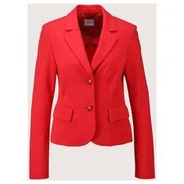 Madeleine Mode Jackenblazer MADELEINE "Blazer Kurzer Jersey-Blazer", Damen, Gr. 48, rot, Obermaterial: 65% Viskose CV. 30% Polyamid PA. 5% Elasthan EL., Modern, normal, Blazer