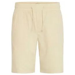 Leinenhose Blend "Leinenhose BHVOLK", Herren, Gr. L, N-Gr, beige (bleached sand), Obermaterial: 55% Leinen LI. 45% Baumwolle CO., Hosen