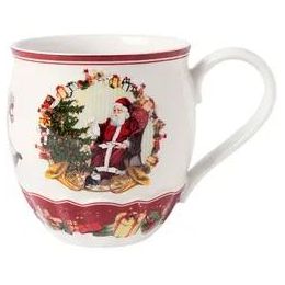 Villeroy & Boch Becher VILLEROY & BOCH "Jumbobecher "Santa" Toy's Fantasy 380 ml bunt", bunt, 1 tlg., Porzellan, Trinkgef&auml;&szlig;e, Becher