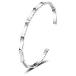 Armreif AILORIA "Armreif ANGELINE", silber, Armb&auml;nder, Damen, Edelstahl, Armreif
