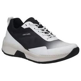 Sneaker Josef Seibel "Mitchell 51, schwarz-weiss", Herren, Gr. 40, schwarz (schwarz, wei&szlig;), Obermaterial: 100% Textilmaterial TEXMAT., Schuhe Sneaker