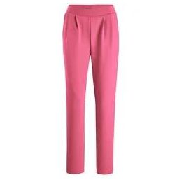 Schlupfhose GOLDNER "Weite Schlupfhose SARA in Krepp-Qualit&auml;t", Damen, Gr. 42, N-Gr, pink, Obermaterial: 95% Polyester PES. 5% Elasthan EL., Hosen Schlupfhose