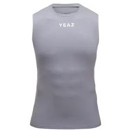 Sporttop YEAZ "Top INSTRUCTOR", Herren, Gr. L, grau, Obermaterial: 85% Polyester PES. 15% Elasthan EL., Sportanz&uuml;ge Funktionsshirt Tanktop