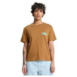 T-Shirt Quiksilver "Standard", Damen, Gr. L, tobacco braun, Obermaterial: 100% Walkfrottier;, Shirts T-Shirt