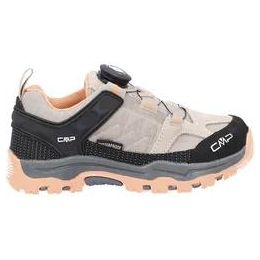 Outdoorschuh CMP "KIDS KIRUNA LOW FITGO TREKKING SHOES WP", Kinder, Gr. 29, sabbia, Leder, Synthetik, Schuhe Outdoorschuh, wasserdicht