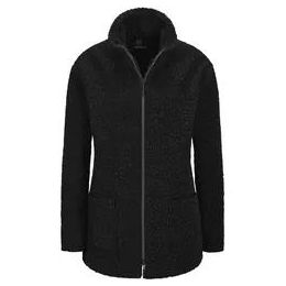 Blouson GOLDNER "Kurzgr&ouml;&szlig;e Stilvolle Kurzjacke mit Stehkragen", Damen, Gr. 20, schwarz, Obermaterial: 100% Polyester PES., normales B&uuml;ndchen, Jacken Blouson, mit 2 aufgesetzten Taschen