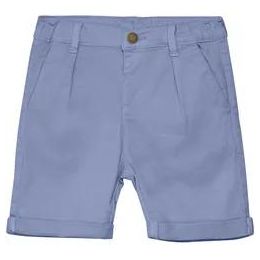 Chinoshorts EN FANT "Chinoshorts ENShorts Woven", Jungen, Gr. 110, N-Gr, blau (infinity), Obermaterial: 98% Baumwolle CO. 2% Elasthan EL., Hosen Chinoshorts