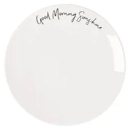Villeroy & Boch Fr&uuml;hst&uuml;cksteller VILLEROY & BOCH "Fr&uuml;hst&uuml;cksteller Sunshine Statement &oslash; 21,2 cm wei&szlig;", wei&szlig;, Speiseteller