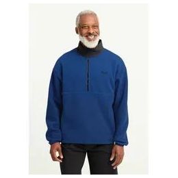 Stehkragenpullover Jack Wolfskin "SUMETRO HZ M", Herren, Gr. XXL (58), blauorchid, Obermaterial: 100% POLYESTER. Futter: 100% POLYESTER, Pullover Stehkragenpullover