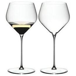 Wei&szlig;weinglas "Chardonnay Weingl&auml;ser Veloce 690 ml 2er Set transparent", bunt (transparent), Glas, Riedel THE WINE GLASS COMPANY, Trinkgef&auml;&szlig;e, Wei&szlig;weinglas