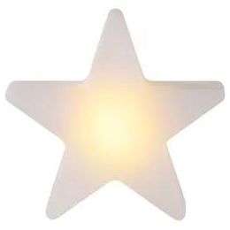 JUST LIGHT LED Gartenleuchte "AKKU STAR", wei&szlig;, 1, H: 39,5cm, 1 Stk., Leuchten, Akkubetrieben, IP44, Dimmbar &uuml;ber Infrarot-Fernbedienung, RGB+W, LED Gartenleuchte