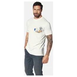T-Shirt Jan Vanderstorm "T-Shirt TUPPE", Herren, Gr. 4XL, wei&szlig;, Obermaterial: 100% Baumwolle CO., comfort fit normal, Rundhals, Shirts T-Shirt