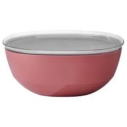 Schale Mepal "Servierschale mit Deckel Silueta 5000 ml", bunt (vivid mauve), L:30,1cm, Sch&uuml;sseln, Salatsch&uuml;ssel Servierschale