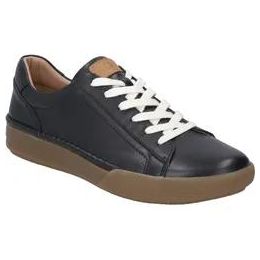 Sneaker Josef Seibel "Claire 01, schwarz-kombi", Damen, Gr. 37, schwarz (schwarz, kombi), Obermaterial: 100% Rindsleder Leather cow., Schuhe Sneaker