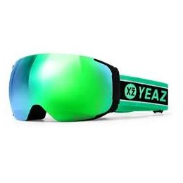 Skibrille YEAZ "Ski- und Snowboard-Brille TWEAK-X", gr&uuml;n, Sportbrillen