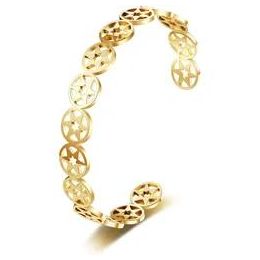 Armreif AILORIA "Armreif ALYNA", gold, Armb&auml;nder, Damen, Edelstahl, Armreif