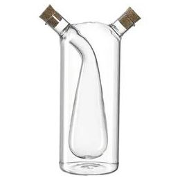K&uuml;chenorganizer-Set Leonardo "Essig- und &Ouml;lflasche Cucina transparent", bunt (transparent), Glas, K&uuml;chenhelfer-Sets