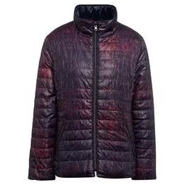 Winterjacke GOLDNER "Leicht wattierte Jacke mit effektvollem Druck", Damen, Gr. 44, schwarz (pink, schwarz, gemustert), Obermaterial: 100% Polyester PES., normal, Sonstiges, Jacken Winterjacke, Ohne