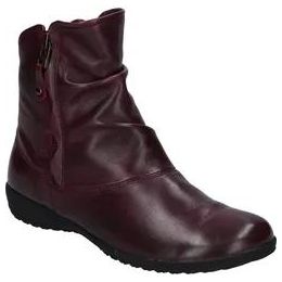 Stiefelette Josef Seibel "Naly 24, amarena", Damen, Gr. 39, rot (amarena), Obermaterial: 100% Rindsleder Leather cow., Schuhe Stiefelette