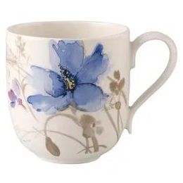Villeroy & Boch Becher VILLEROY & BOCH "Kaffeebecher Mariefleur Gris Basic 260 ml bunt", bunt, 1 tlg., Porzellan, Trinkgef&auml;&szlig;e, Becher