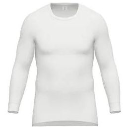 Unterhemd Ammann "langarm Shirt Day Classic / Doppelripp Exquisit", Herren, Gr. 5, N-Gr, wei&szlig;, Obermaterial: 100% Baumwolle CO., Unterhemden Unterhemd