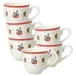 Villeroy & Boch Espressotasse VILLEROY & BOCH "Espressotassen Toy's Delight 70 ml 6er Set bunt", bunt, 6 tlg., Porzellan, Trinkgef&auml;&szlig;e, Espressotasse