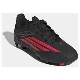 Fu&szlig;ballschuh Adidas PERFORMANCE "F50 LEAGUE FIRM GROUND / MULTI GROUND KIDS", M&auml;dchen, Gr. 38,5, core schwarz, lucid rot, core schwarz, Synthetik, Textil, Schuhe Fu&szlig;ballschuh, f&uuml;r viele verschiedene B&ouml;den geeignet, f&uuml;r Kinder & Jugendliche