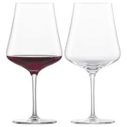 Schott Zwiesel Rotweinglas ZWIESEL GLAS "Burgunder Rotweingl&auml;ser Bouquet 657 ml 2er Set transparent", bunt (transparent), 2 tlg., Glas, Trinkgef&auml;&szlig;e, Rotweinglas