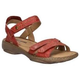 Sandale Josef Seibel "Debra 62, rot", Damen, Gr. 42, rot, Obermaterial: 100% Rindsleder Leather cow., Schuhe Sandale