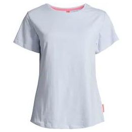 T-Shirt SALZHAUT "Shirt STEENTJE", Damen, Gr. 3XL, blau (light blau), Obermaterial: 50% Baumwolle CO. 50% Polyester PES., Shirts T-Shirt