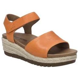 Sandale Josef Seibel "Miranda 02, papaya", Damen, Gr. 38, orange (papaya), Obermaterial: 100% Rindsleder Leather cow., Schuhe Sandale
