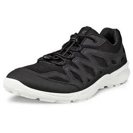 Slip-On Sneaker Ecco "TERRACRUISE", Damen, Gr. 41, schwarz, Lederimitat, Mesh, unifarben, Schuhe, Outdoorschuh, Schlupfschuh, Freizeitsneaker mit Schnellverschluss