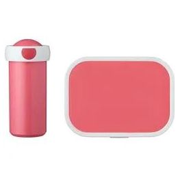 Lunchbox Mepal "Brotdose + Verschlussbecher Campus 300 ml + 700 ml 2er Set", pink, Lebensmittelaufbewahrungsbeh&auml;lter, Lunchbox