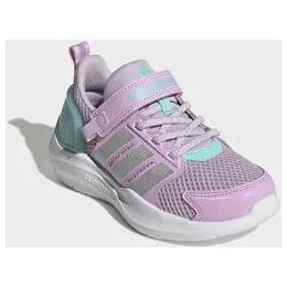 Sneaker Adidas SPORTSWEAR "LIGHTORAMA RUNNER KIDS", M&auml;dchen, Gr. 35, ice lavender, silber metallic, flash aqua, Synthetik, Textil, Schuhe Sneaker, mit Blinkfunktion