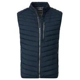 Steppweste Casamoda "Casamoda Steppweste uni", Herren, Gr. 5XL, dunkelblau, 100% Polyester, Westen Steppweste