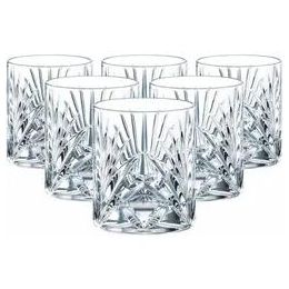 Whiskyglas Nachtmann "Whiskytumbler Palais 304 ml 6er Set transparent", bunt (transparent), B:8,2cm H:10cm, Glas, Trinkgef&auml;&szlig;e, Whiskyglas