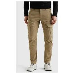 PME-Legend Cargohose PME LEGEND "Nordrop Stretch Twill", Herren, Gr. 31, L&auml;nge 34, beige (plaza taupe), Twill, Obermaterial: 97% Baumwolle, 3% Elasthan, unifarben, regular fit kn&ouml;chellang, Hosen Cargohose, mit Logo Stickerei, Topseller