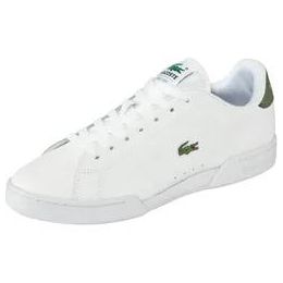 Sneaker Lacoste "Lacoste CARNABY CUP", Herren, Gr. 42, wht, khk, Leder, Schuhe Sneaker