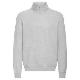 Troyer Blend "Longsweatshirt BHMBriso", Herren, Gr. XL, grau (stone mix), Obermaterial: 60% Baumwolle CO. 40% Polyester PES., Pullover Troyer