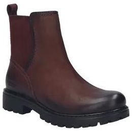 Stiefelette Josef Seibel "Melinda 30, bordeaux", Damen, Gr. 39, rot (bordeaux), Obermaterial: 100% Rindsleder Leather cow., Schuhe Stiefelette