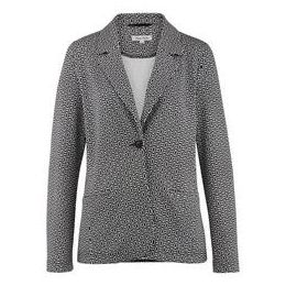 Jackenblazer Alba Moda "Blazer Blazer mit grafischem Print", Damen, Gr. 42, schwarz, Obermaterial: 80% Viskose CV. 17% Polyester PES. 3% Elasthan EL., Modern, tailliert, Blazer