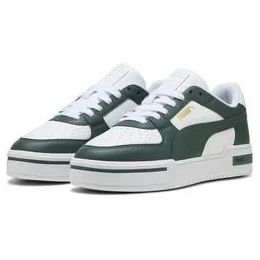 Sneaker Puma "CA Pro Classic II Sneakers Erwachsene", Herren, Gr. 46, wei&szlig; gr&uuml;n gables, Obermaterial: Synthetik, Textil, Kuhleder, Leder. Futter: Textil. Innensohle: Textil. Laufsohle: Gummi, Schuhe Sneaker