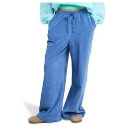 Cordhose Roxy "Lekeitio Knit", Damen, Gr. XL, dutch blau, Obermaterial: 68% Walkfrottier, 30% Microfaser, 2% Elasthan;, Hosen Cordhose