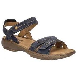 Sandale Josef Seibel "Debra 62, ocean", Damen, Gr. 39, blau (ocean), Obermaterial: 100% Rindsleder Leather cow., Schuhe Sandale