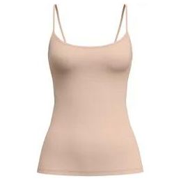 Unterhemd Calida "Unterhemd Sleek Skin Spaghetti Top 1er Pack", Damen, Gr. 36-38, N-Gr, beige (nude), Obermaterial: 73% Polyamid PA. 27% Elasthan EL., Unterhemden Unterhemd