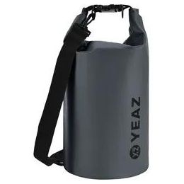 Packsack YEAZ "Wasserfester Packsack 10L ISAR", Gr. 10, schwarz, Obermaterial: 100% PVC PVC., Taschen